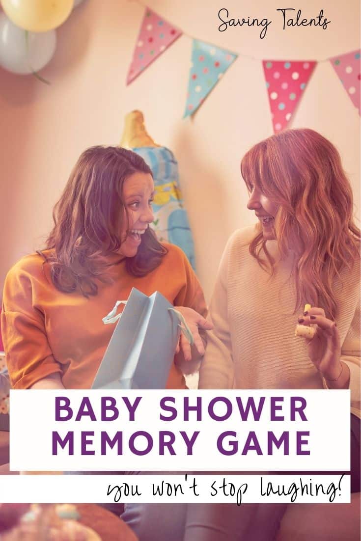 Hilarious Baby Shower Memory Game - Saving Talents
