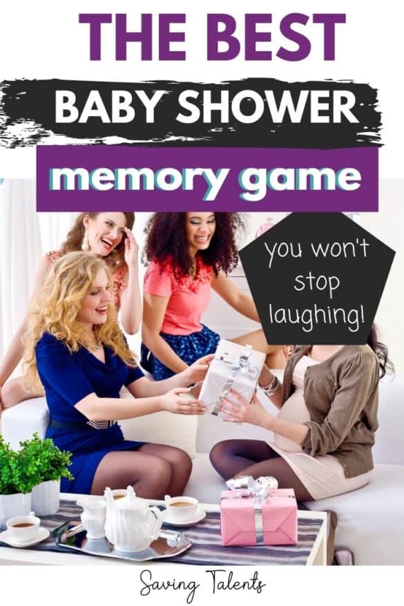Hilarious Baby Shower Memory Game - Saving Talents