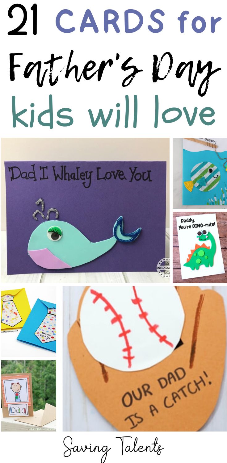 Awesome DIY Father's Day Card Ideas For Kids To Make With Love - Saving ...