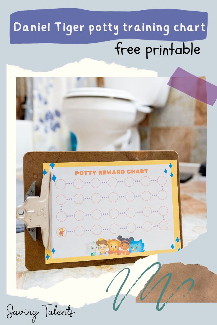 Daniel Tiger Potty Training Chart Free Printable - Saving Talents Daniel Tiger Potty Training Chart Free Printable - Saving Talents