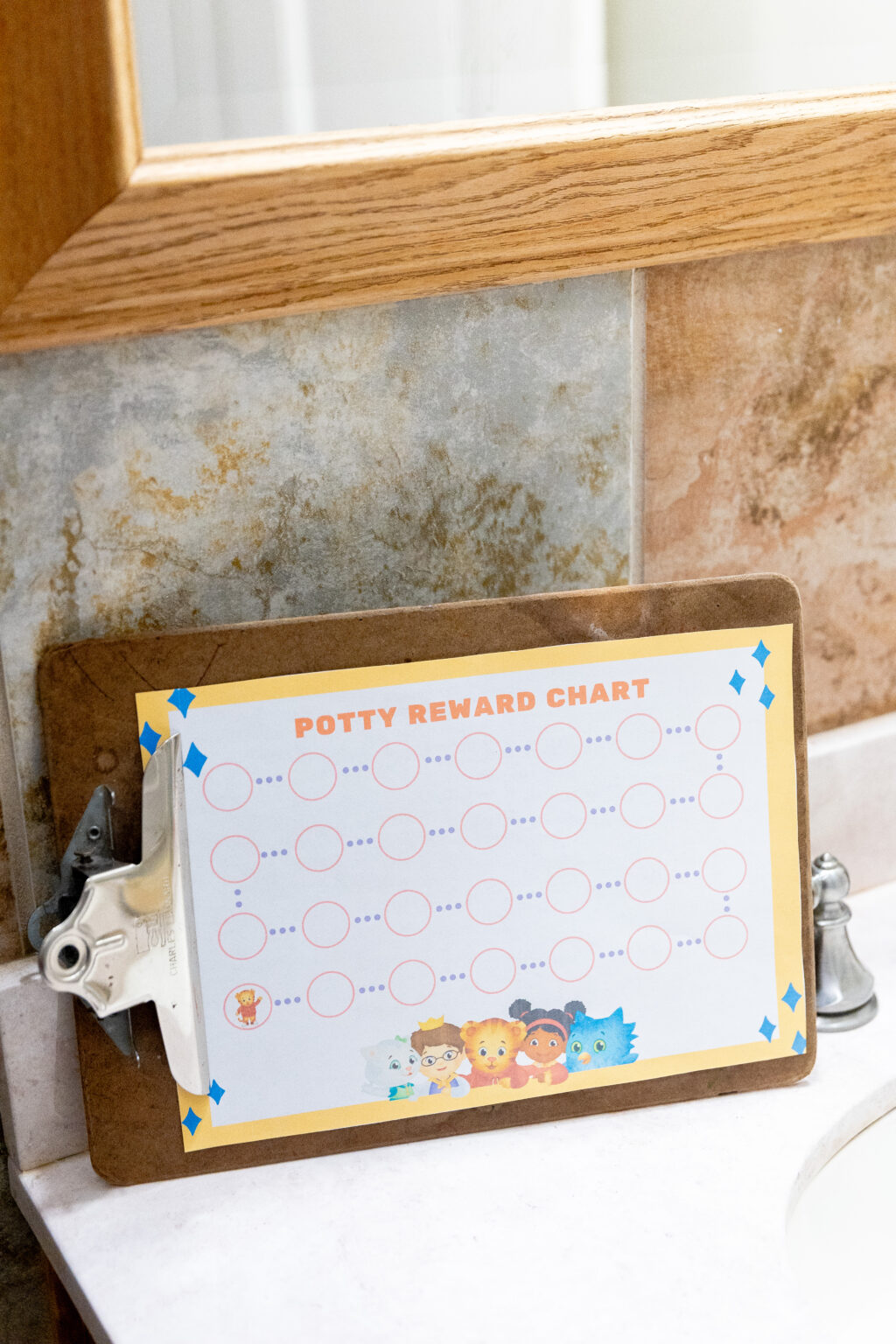 Daniel Tiger Potty Training Chart Free Printable - Saving Talents