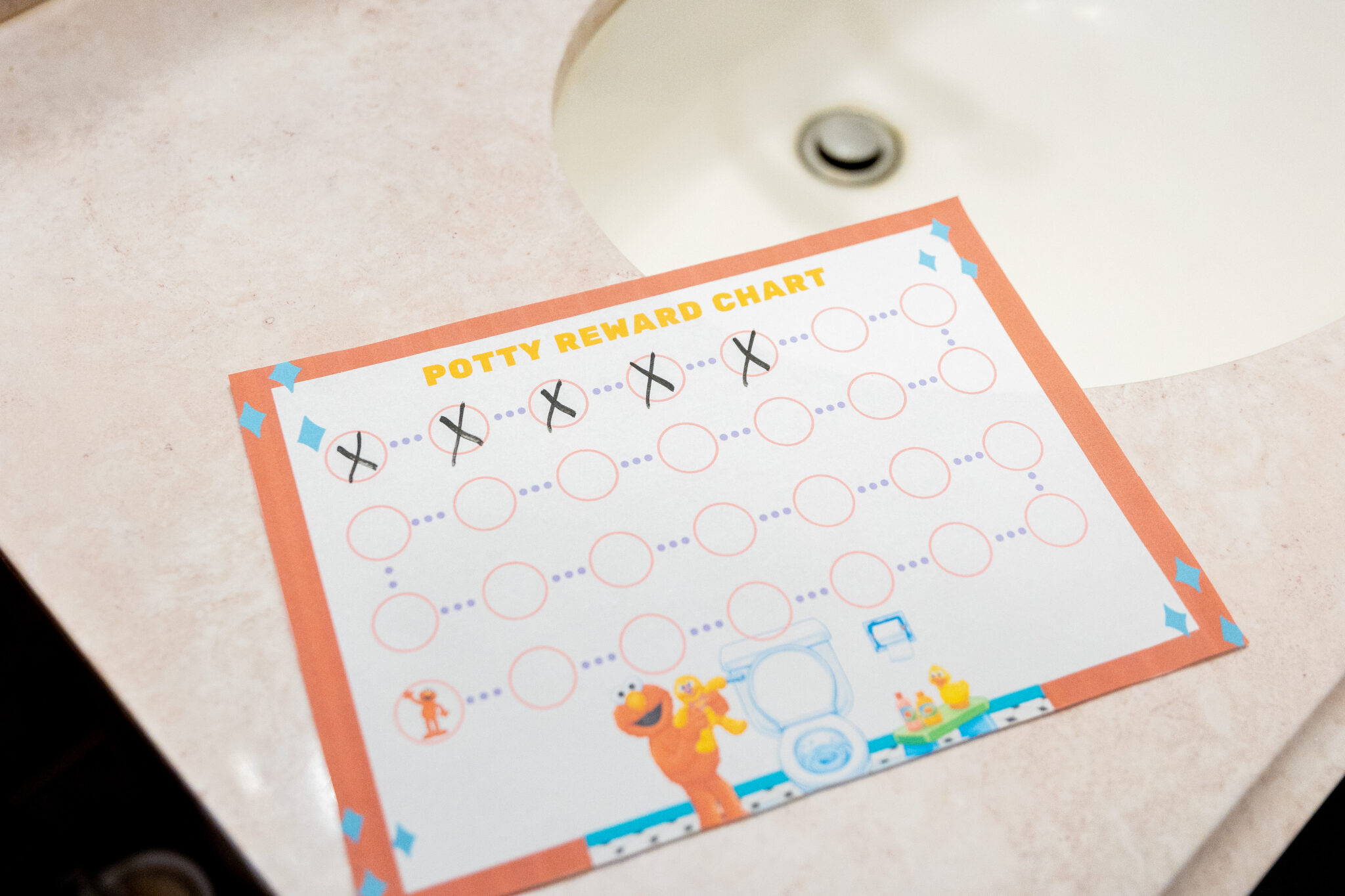 Elmo Potty Training Chart Free Printable - Saving Talents