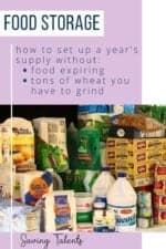 How to Set Up Your Food Storage (free spreadsheet + printables)