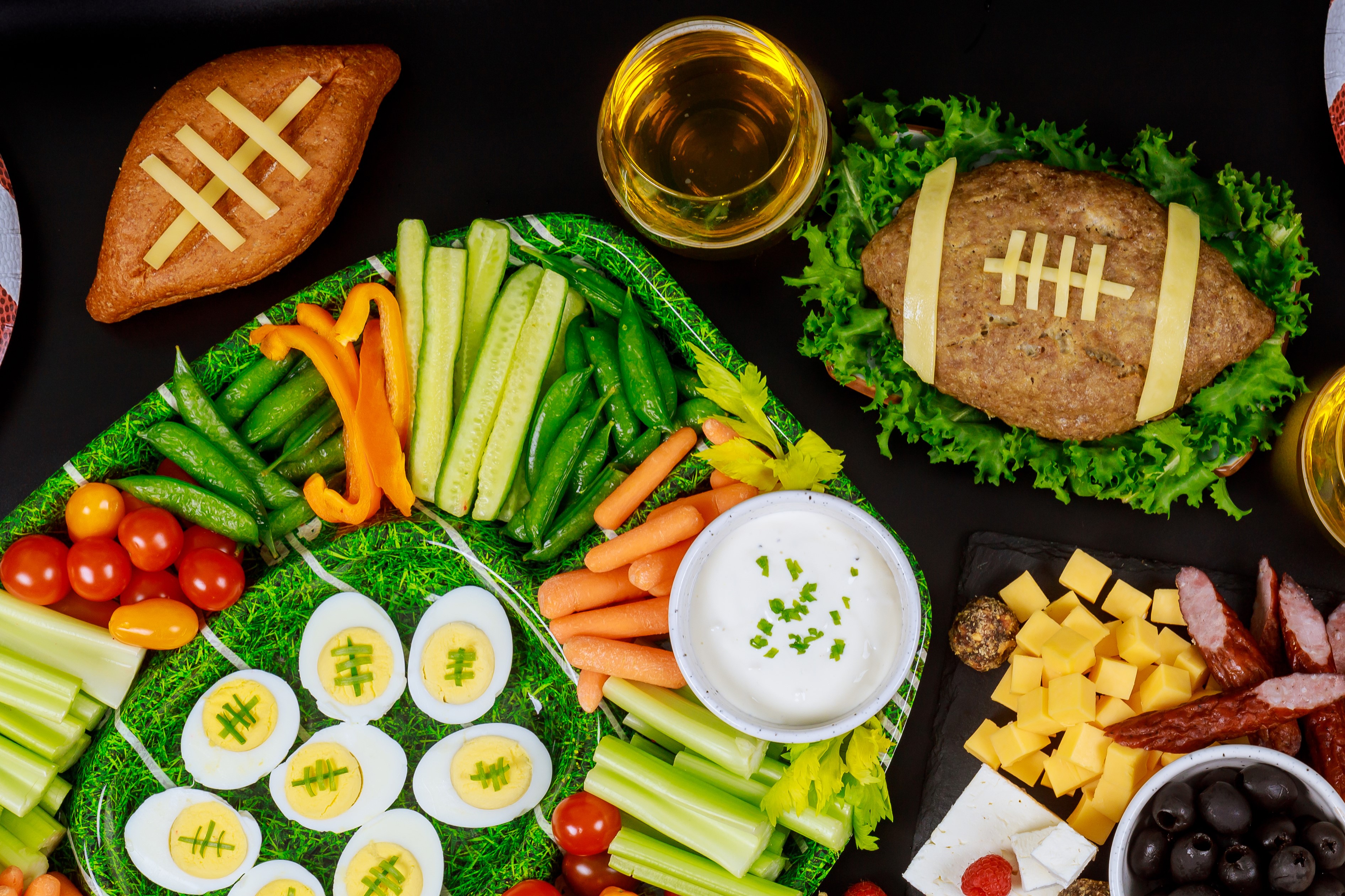 Football Themed Game Day Recipes for a Super Bowl Party - Saving Talents