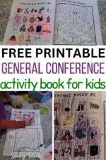 Free Printable General Conference Activity Book for Kids - Saving Talents