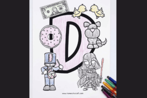 Letter D Crafts and Printables - Saving Talents