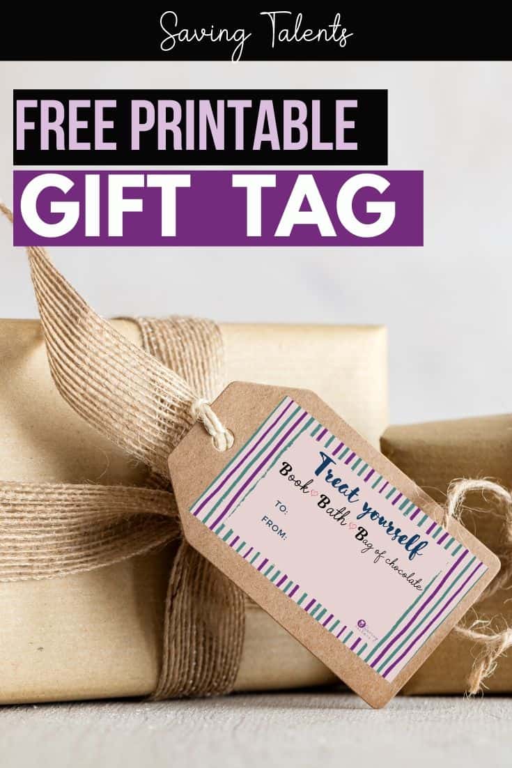 “Treat Yourself” FREE Printable Gift Tags For Your Favorite Woman ...