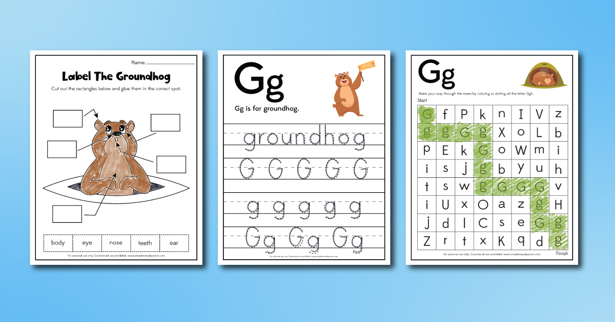 Letter G Crafts, Activities, & Printables - Saving Talents