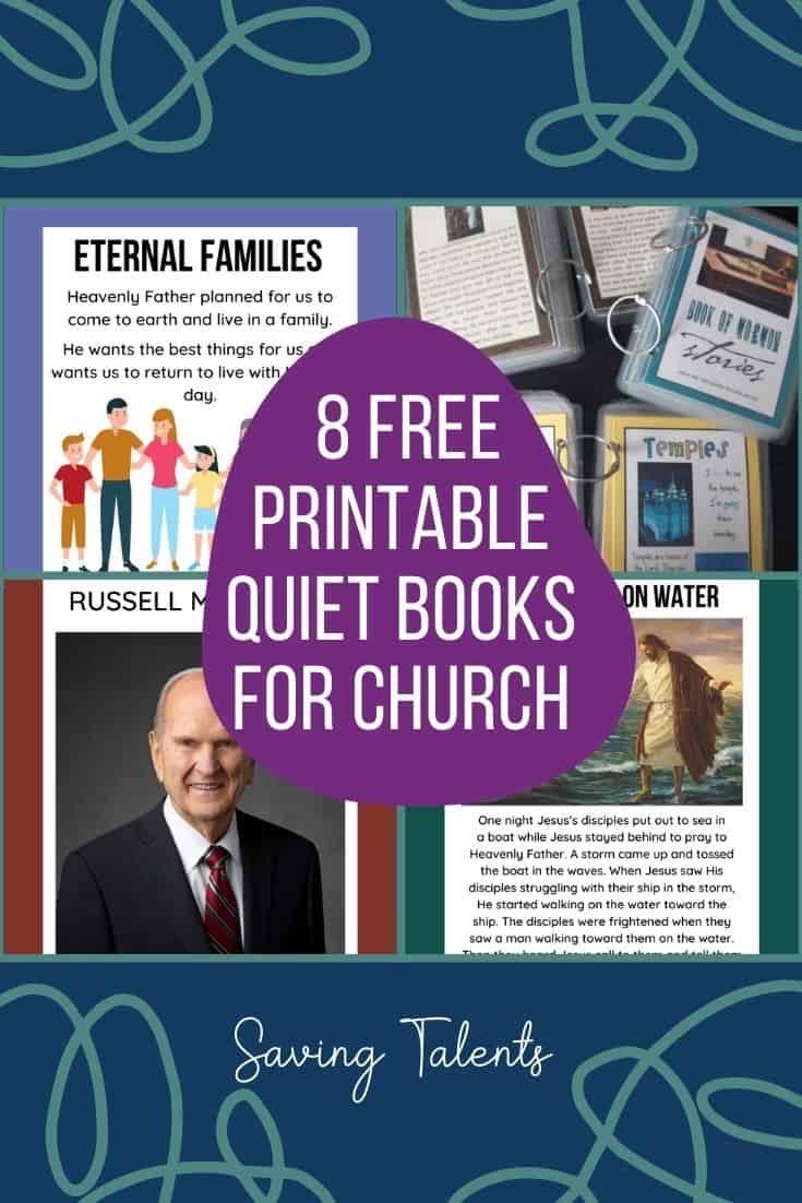 8 Free Printable Quiet Books for Kids to Enjoy in Church - Saving Talents