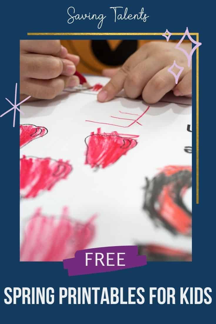 20 Free Spring Worksheets for Preschool Kids - Saving Talents