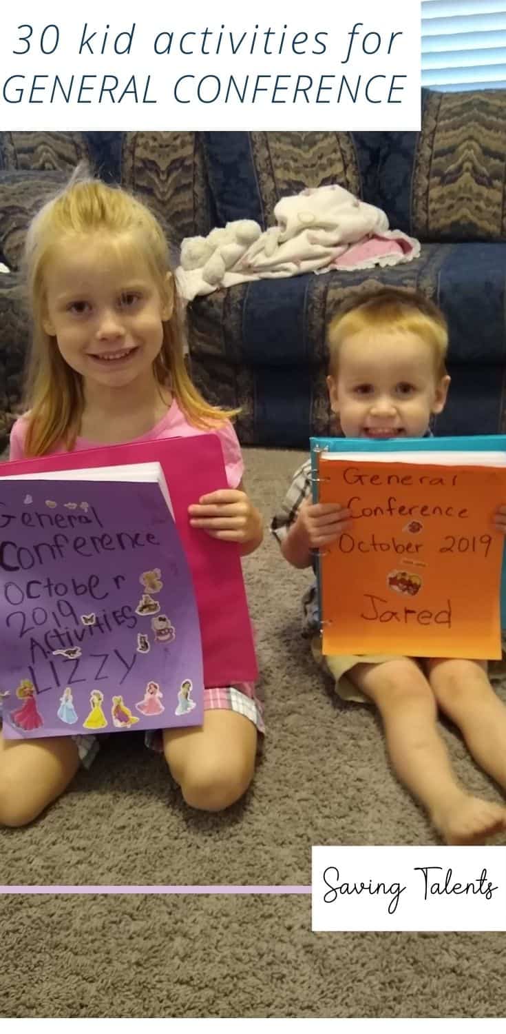 30+ FREE General Conference Activity Ideas for Kids & Preschoolers