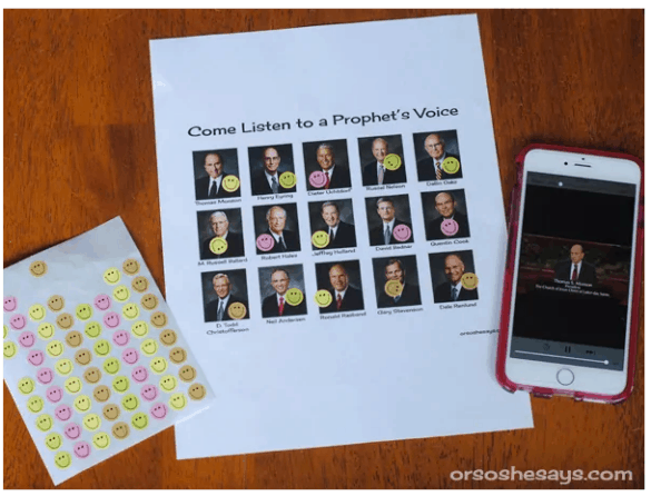 30+ FREE General Conference Activity Ideas for Kids & Preschoolers