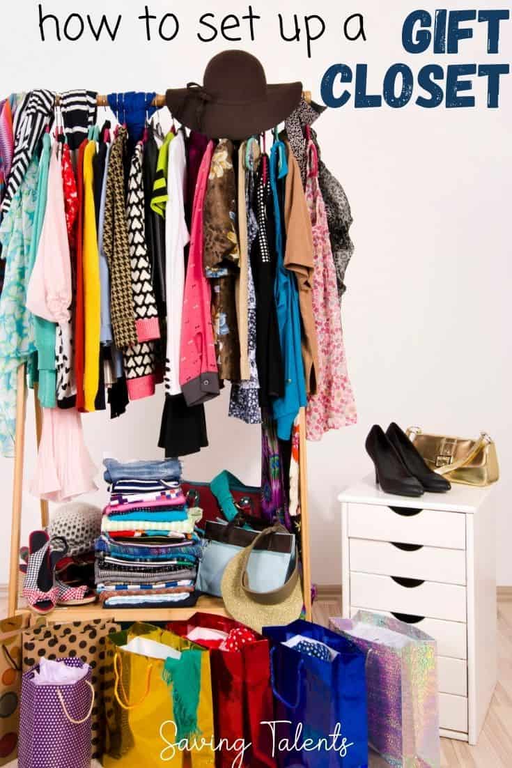 How to Set Up a Gift Closet and Save Money on Gifts - Saving Talents