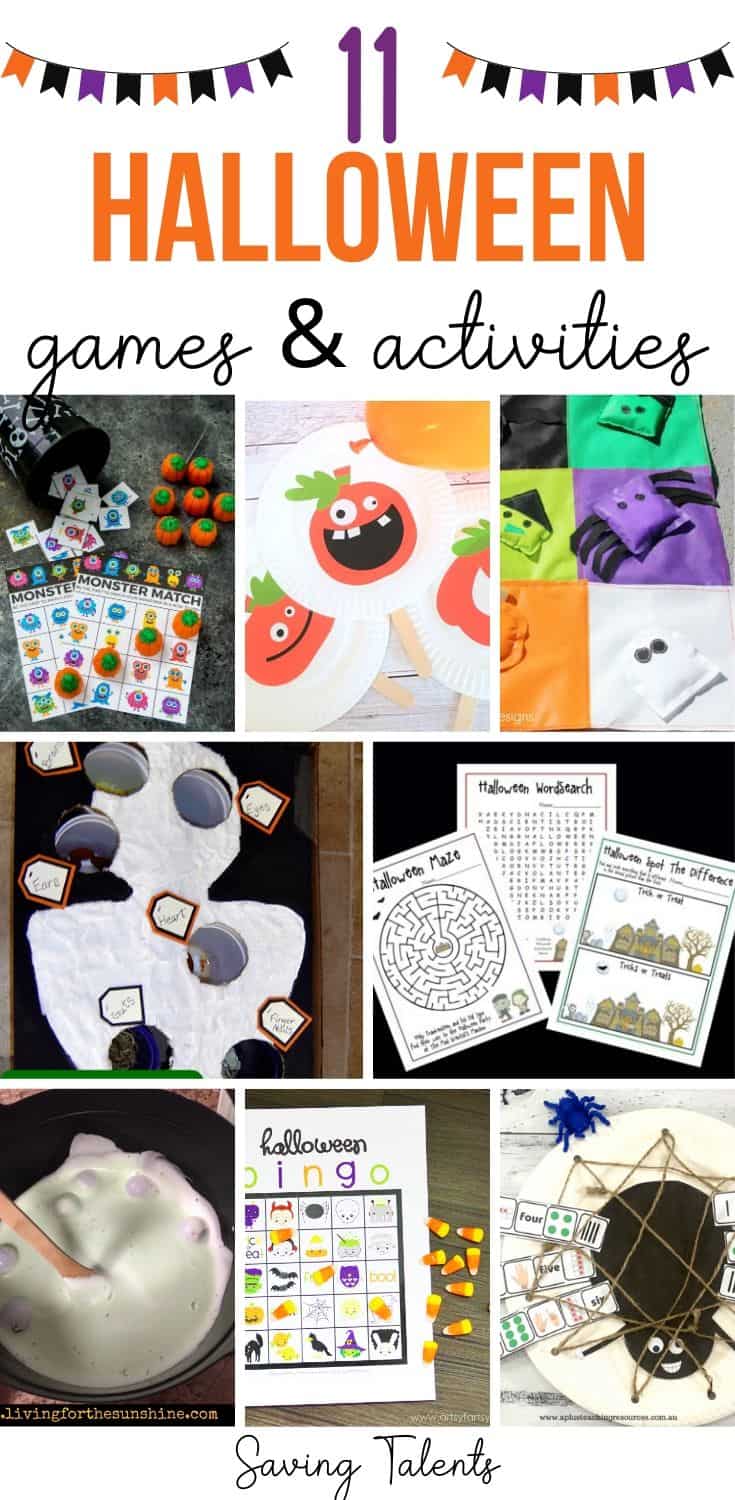 30 Free Halloween Games for Kids - Saving Talents