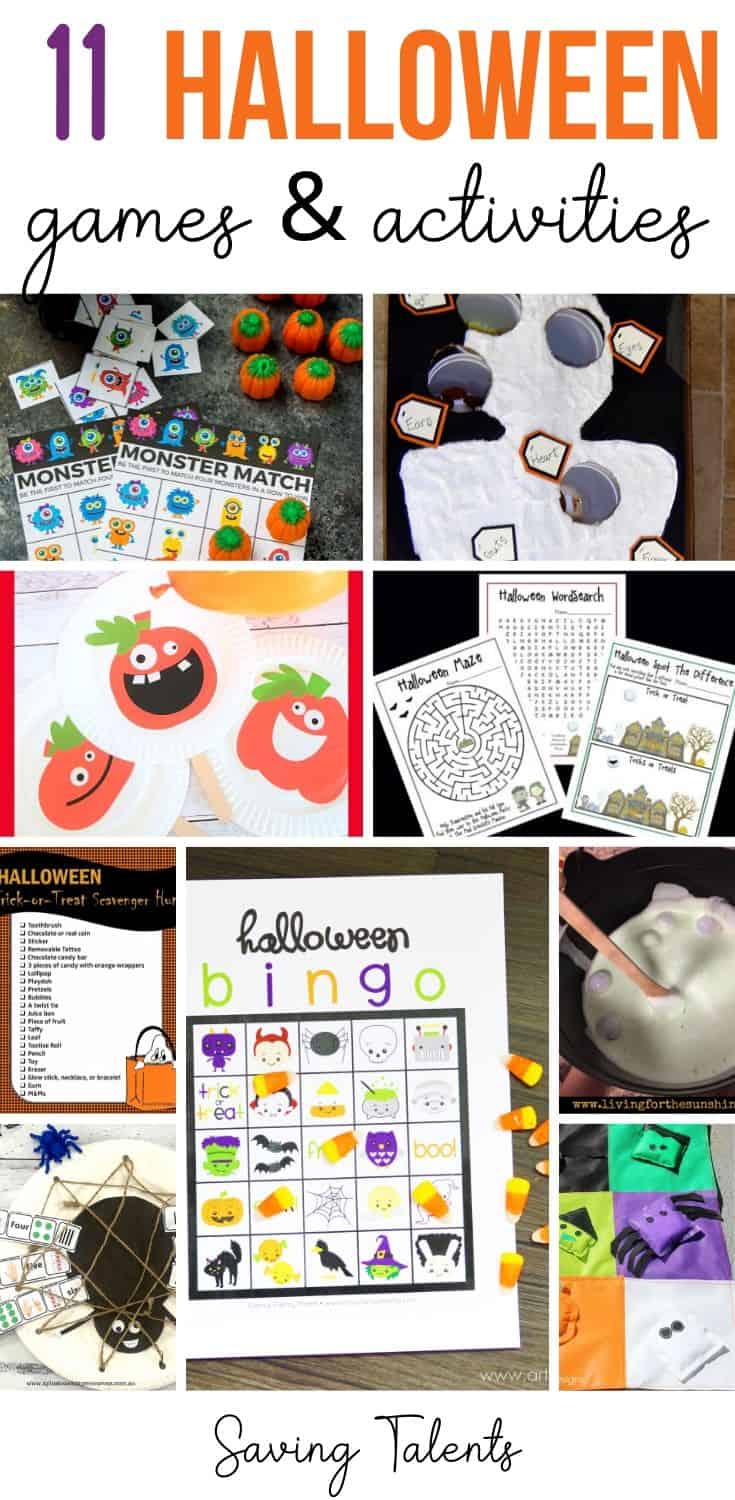 30 Free Halloween Games for Kids - Saving Talents