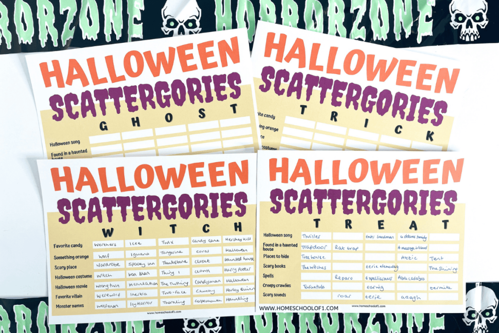 30 Free Halloween Games for Kids - Saving Talents