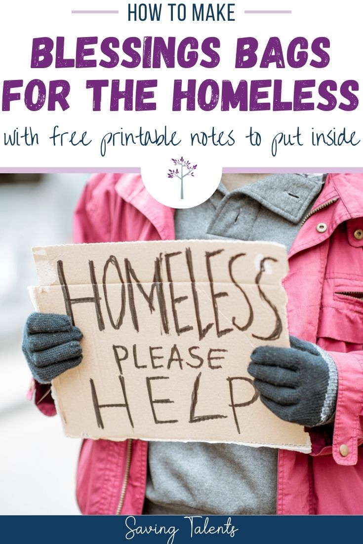 How to Make Blessings Bags for the Homeless + Free Printable