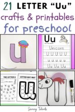 Free Letter U Crafts, Printables, Worksheets, and Activities - Saving ...