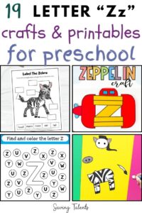 Free Letter Z Crafts, Printables, Activities, and Worksheets - Saving ...