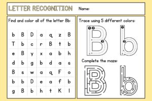 Free Letter B Crafts & Activities for Preschoolers - Saving Talents