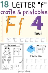 Letter F Crafts, Printables & Activities - Saving Talents