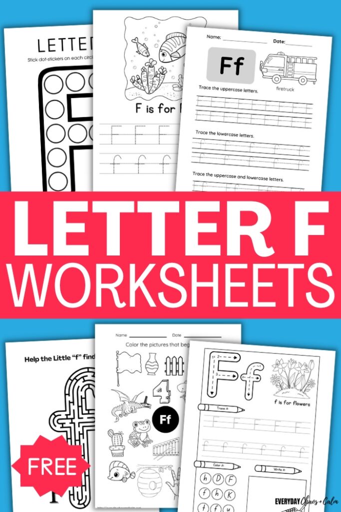 Letter F Crafts, Printables & Activities - Saving Talents