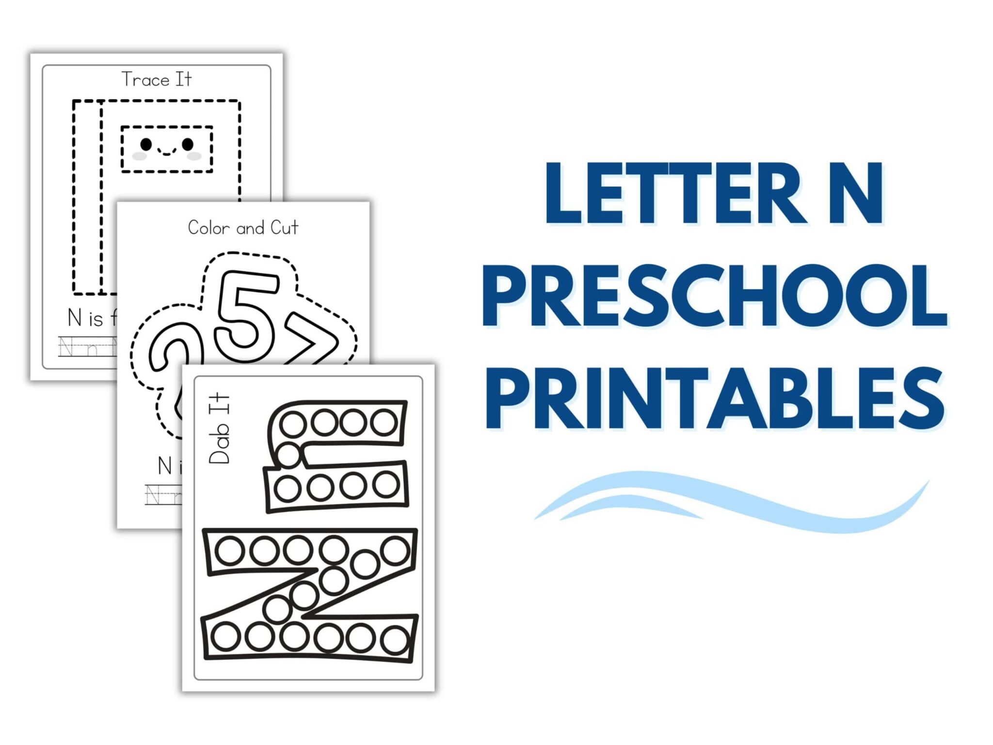 Free Letter N Printables, Worksheets, and Crafts - Saving Talents