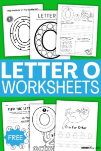 18 Free Letter O Crafts, Printables, and Activities - Saving Talents