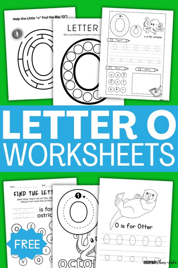 18 Free Letter O Crafts, Printables, and Activities - Saving Talents