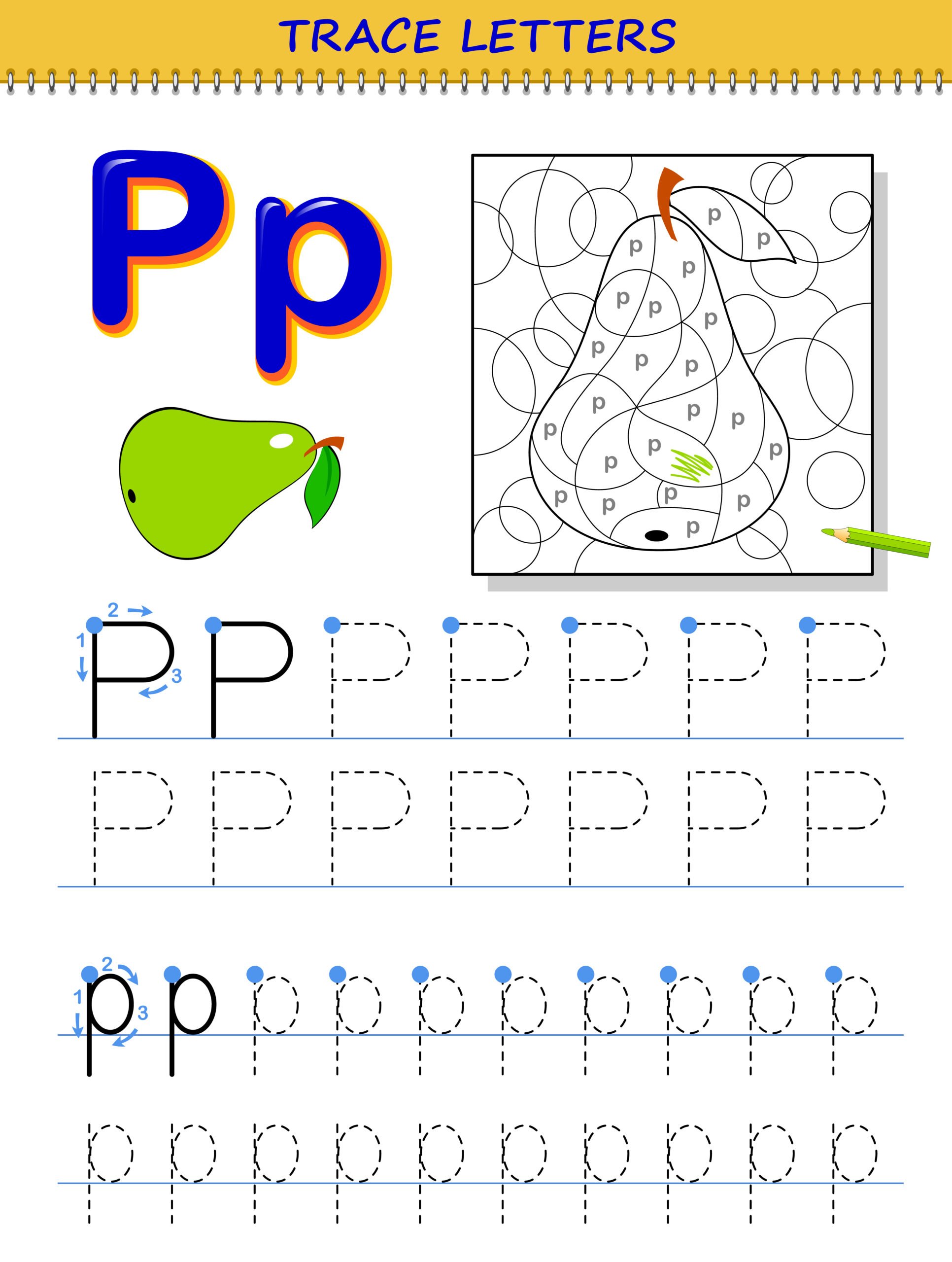 Letter P Printables, Worksheets, Crafts, and Activities - Saving Talents