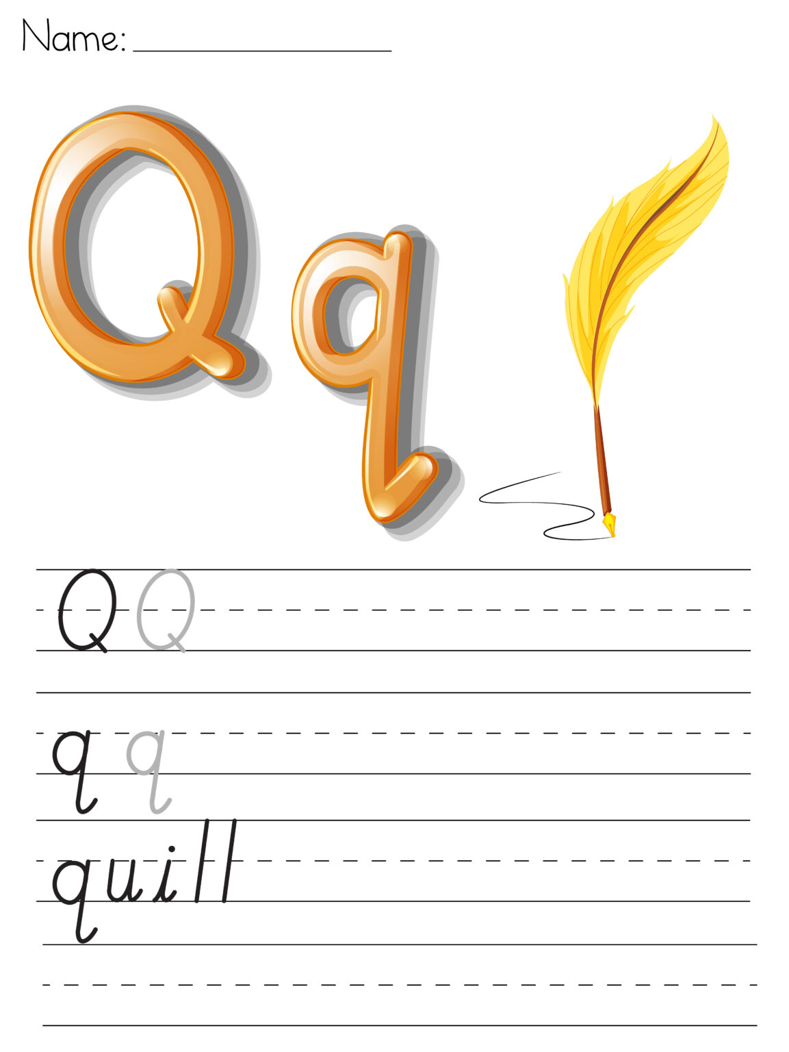 Letter Q Crafts, Printables, and Activities - Saving Talents