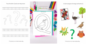 Letter Q Crafts, Printables, and Activities - Saving Talents