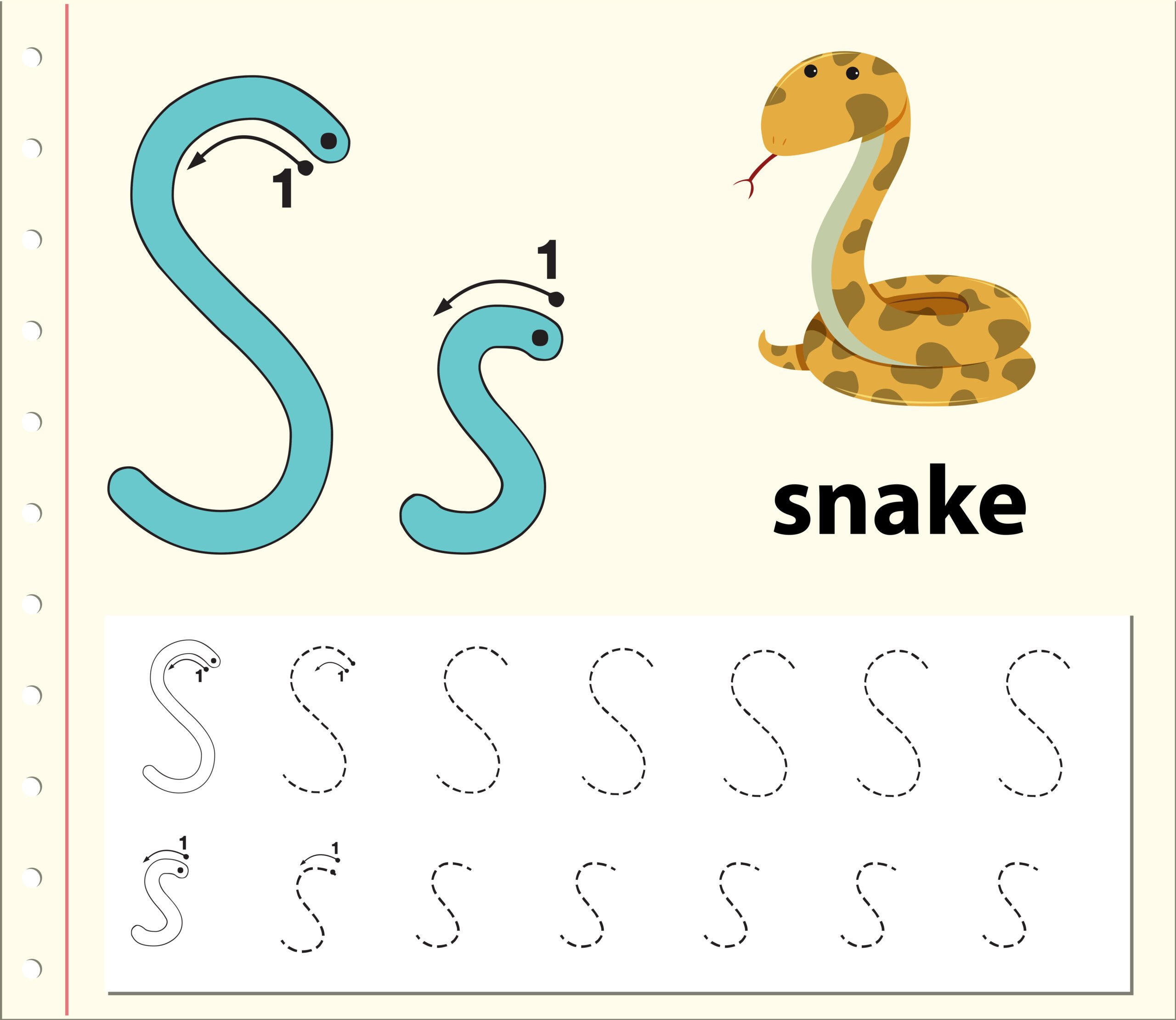 Letter S Crafts, Printables, Worksheets, and Activities - Saving Talents