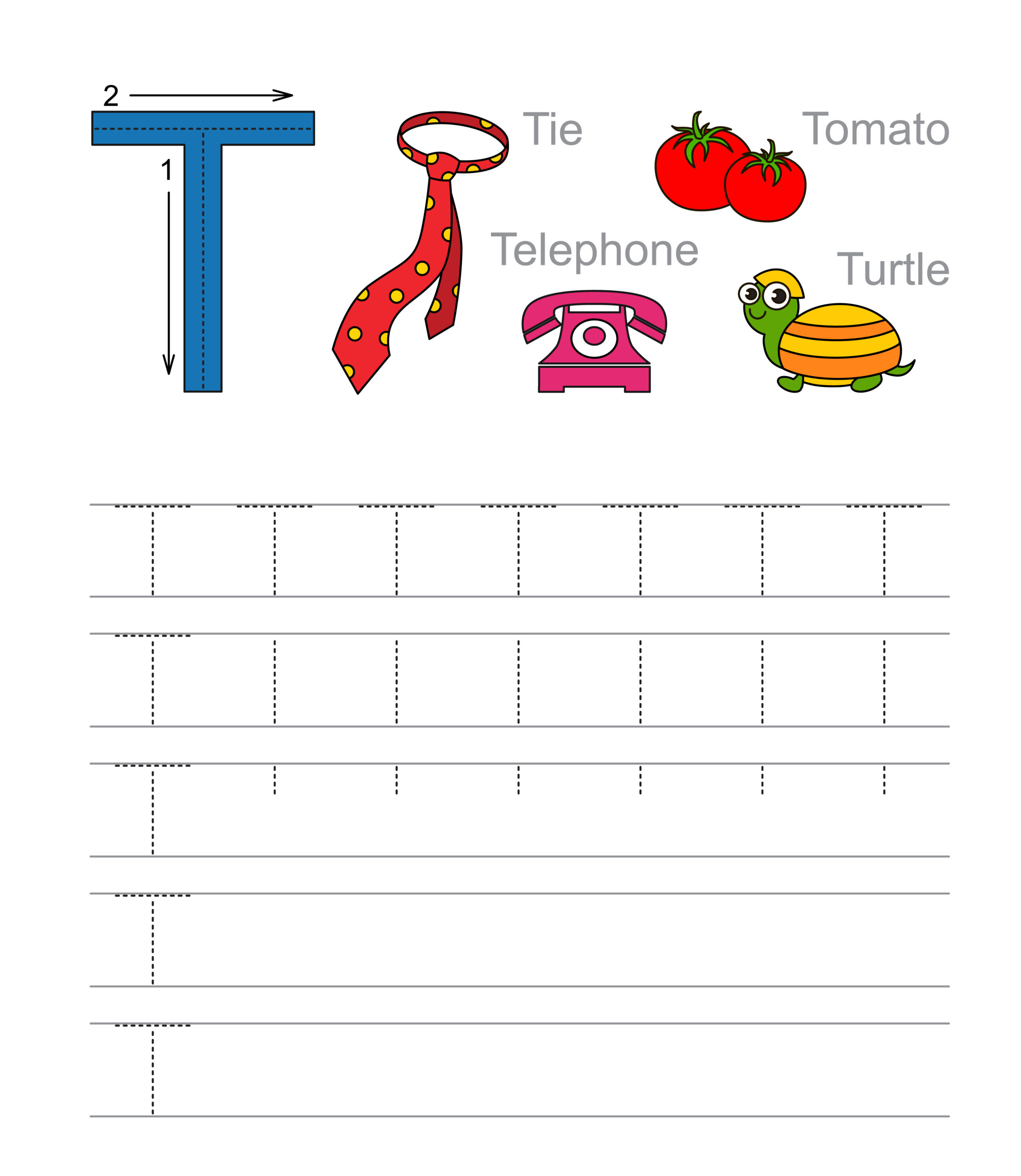 Free Letter T Crafts, Worksheets, Activities, and More - Saving Talents