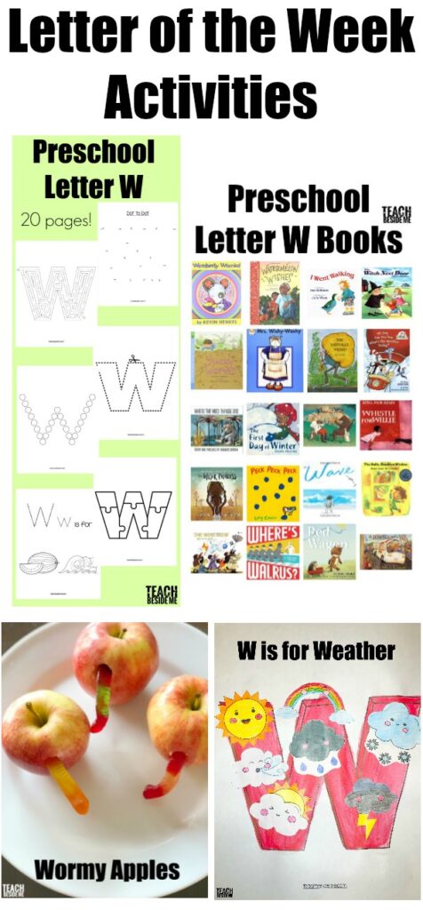 Free Letter W Worksheets, Crafts, Printables, and Activities - Saving ...
