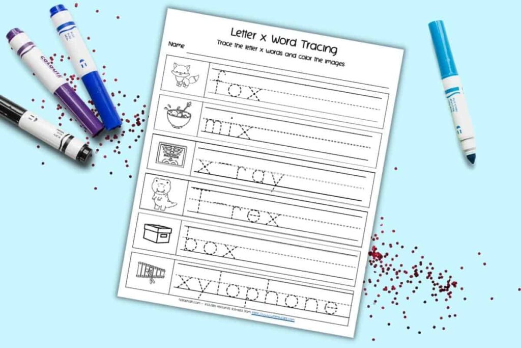17 Free Letter X Crafts, Worksheets, Activities, Printables, and More ...