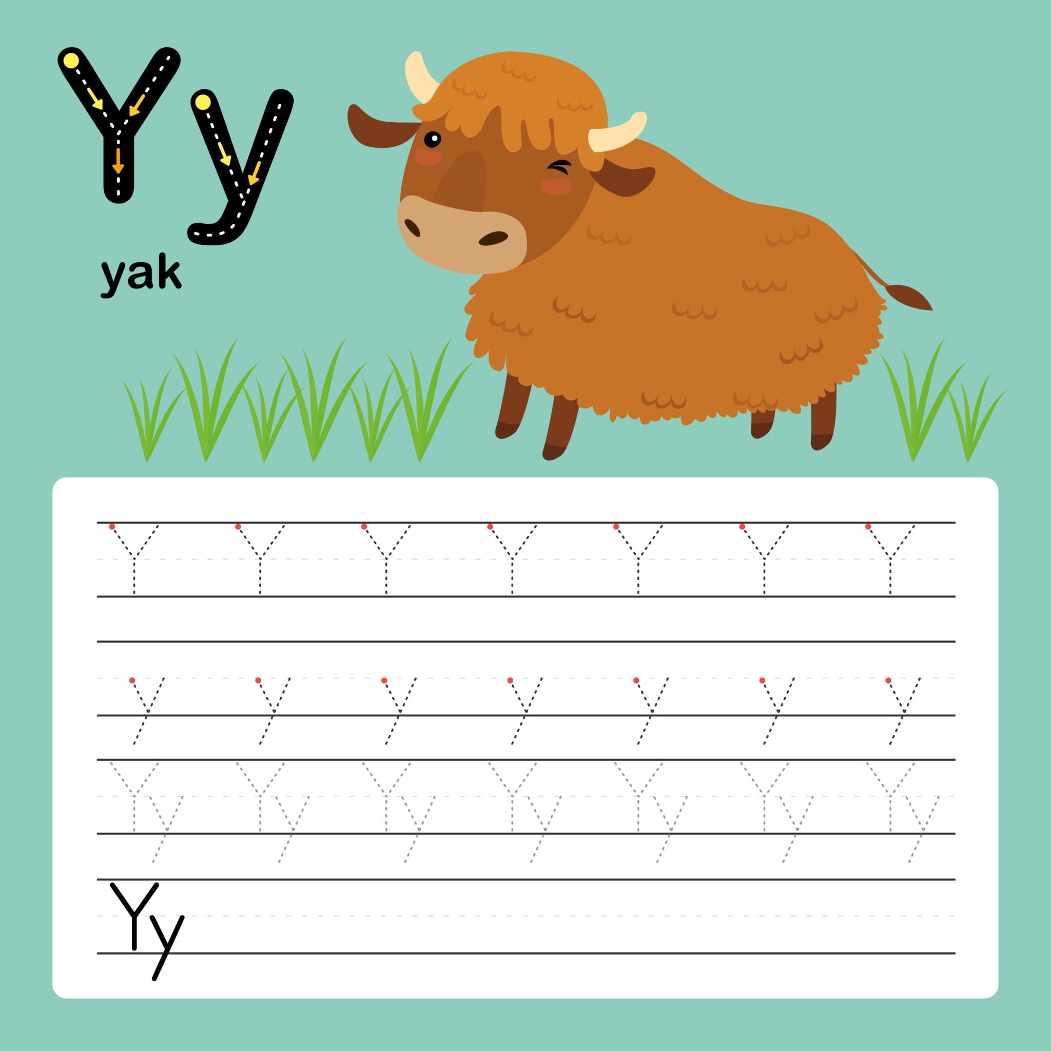 Free Letter "Y is for" Crafts, Worksheets, Printables, and Activities