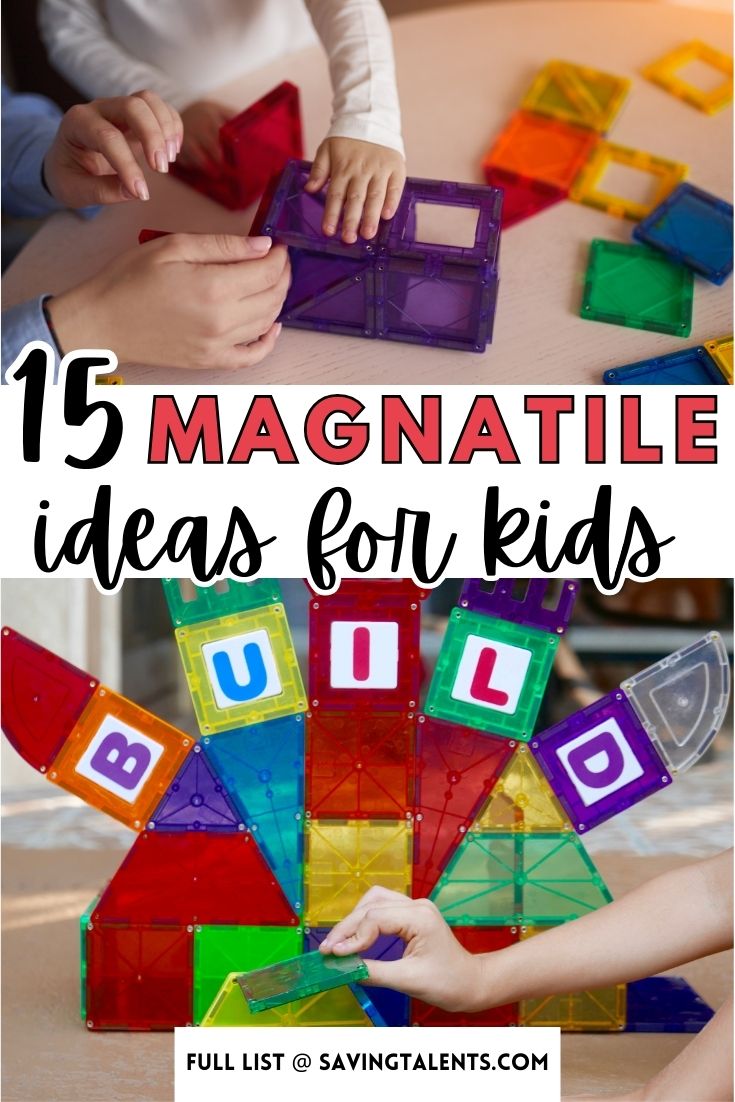 15 Free Magna Tiles Ideas & Printables for Kids - Saving Talents