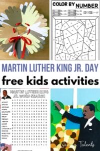 National Martin Luther King, Jr. Day Activities and Crafts for Kids ...