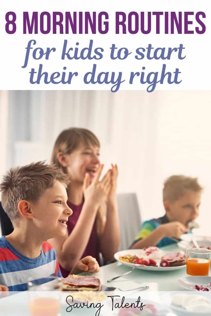 8 Morning Routines For Kids To Start Their Day Right - Saving Talents