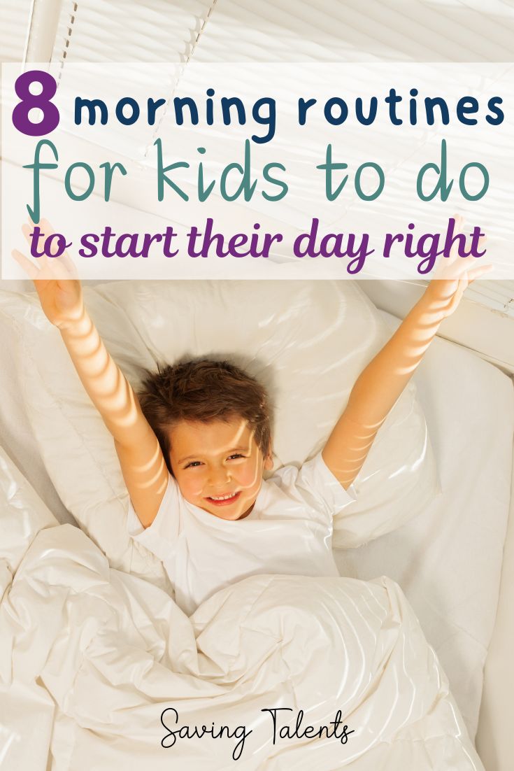 8 Morning Routines For Kids To Start Their Day Right - Saving Talents