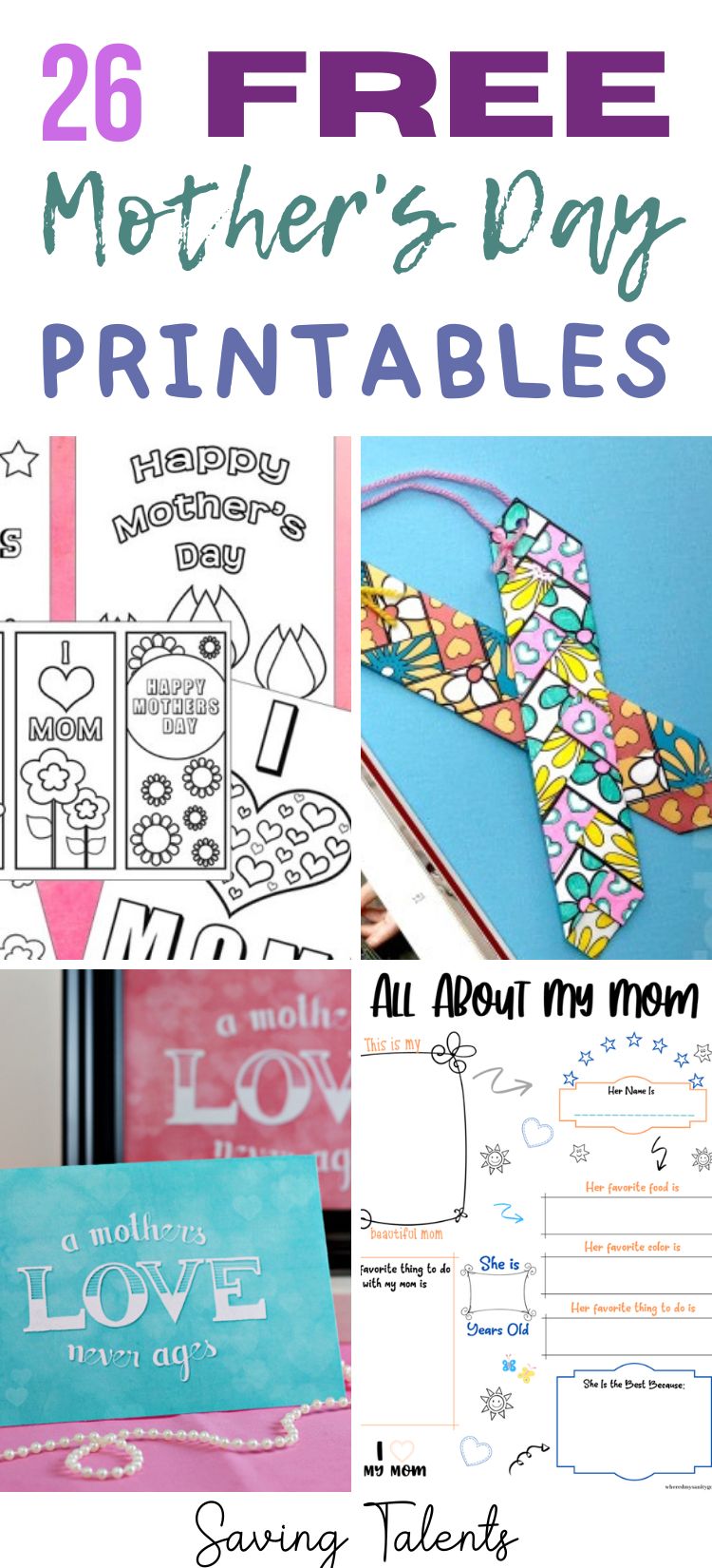 26 Free Mother's Day Printables You Can Use Right Now