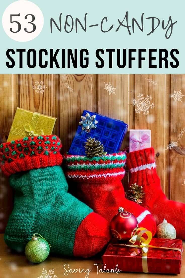 Christmas Stocking Stuffer Ideas That Aren't Candy - Saving Talents