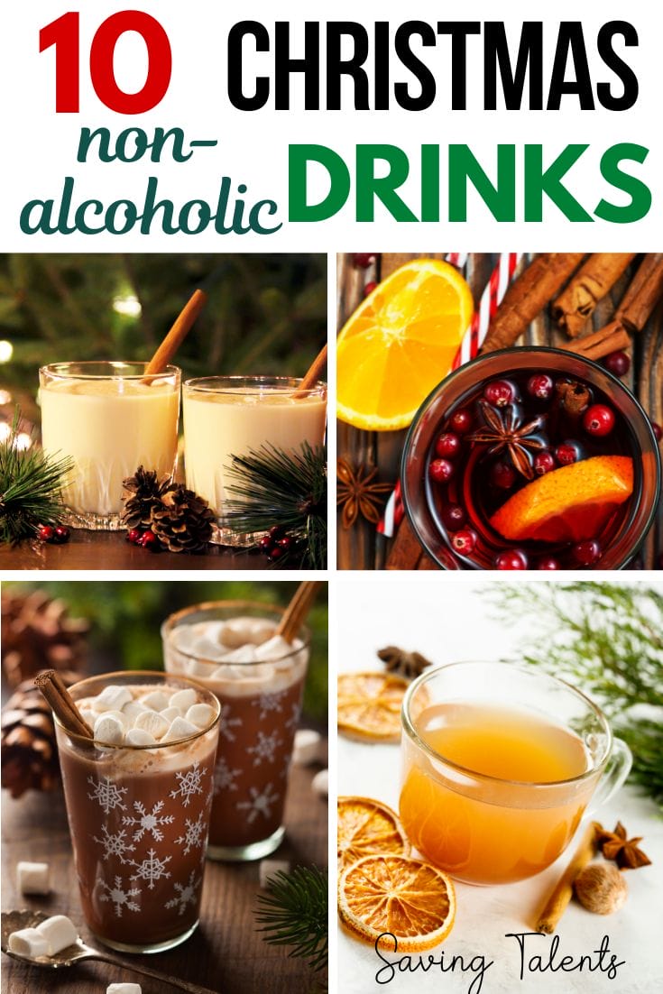 42 Delicious Non-Alcoholic Christmas Drinks & Mocktails - Saving Talents