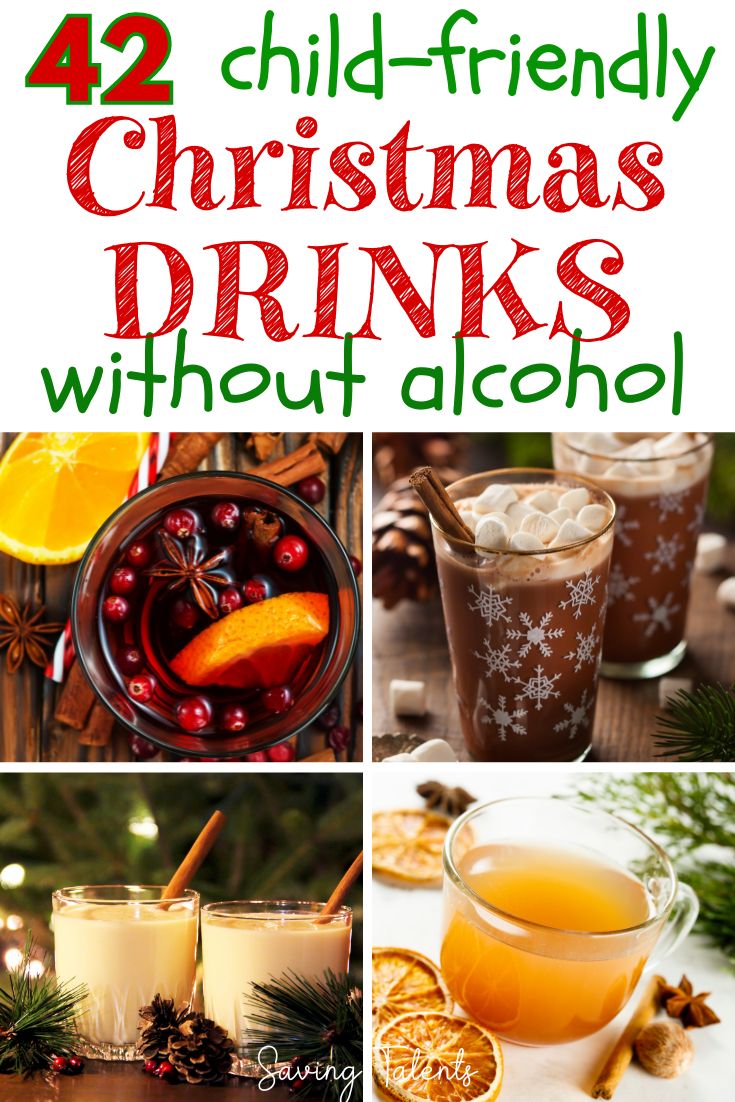 42 Delicious Non-Alcoholic Christmas Drinks & Mocktails - Saving Talents