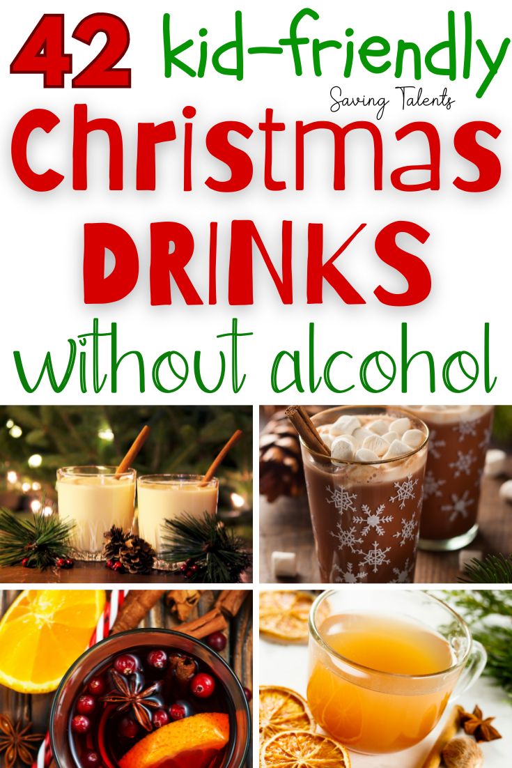 42 Delicious Non-Alcoholic Christmas Drinks & Mocktails - Saving Talents