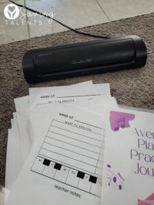 Free Printable Piano Practice Tracking Charts - Saving Talents