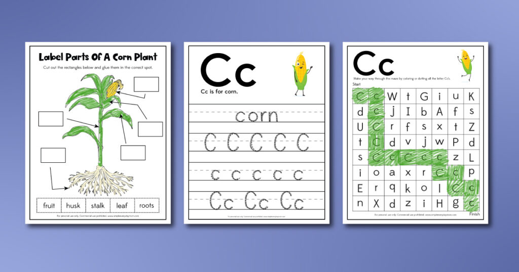 15 Letter C Crafts and Printables - Saving Talents