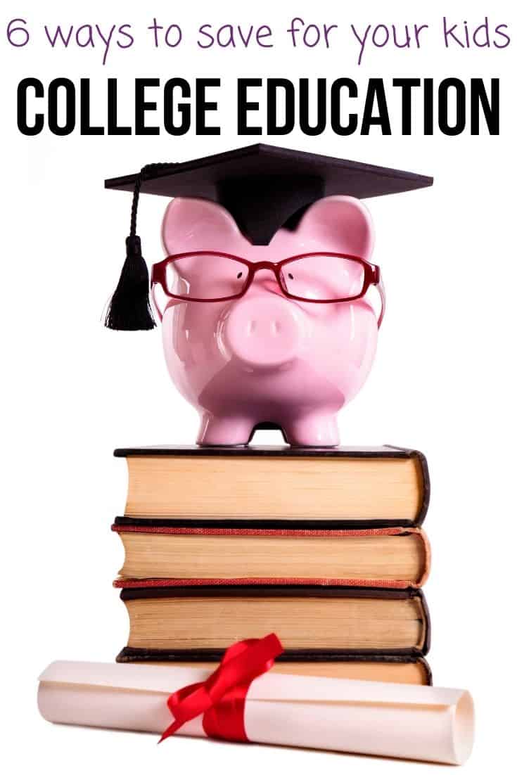 6 Best Ways to Save for Your Child's College Education Costs - Saving ...