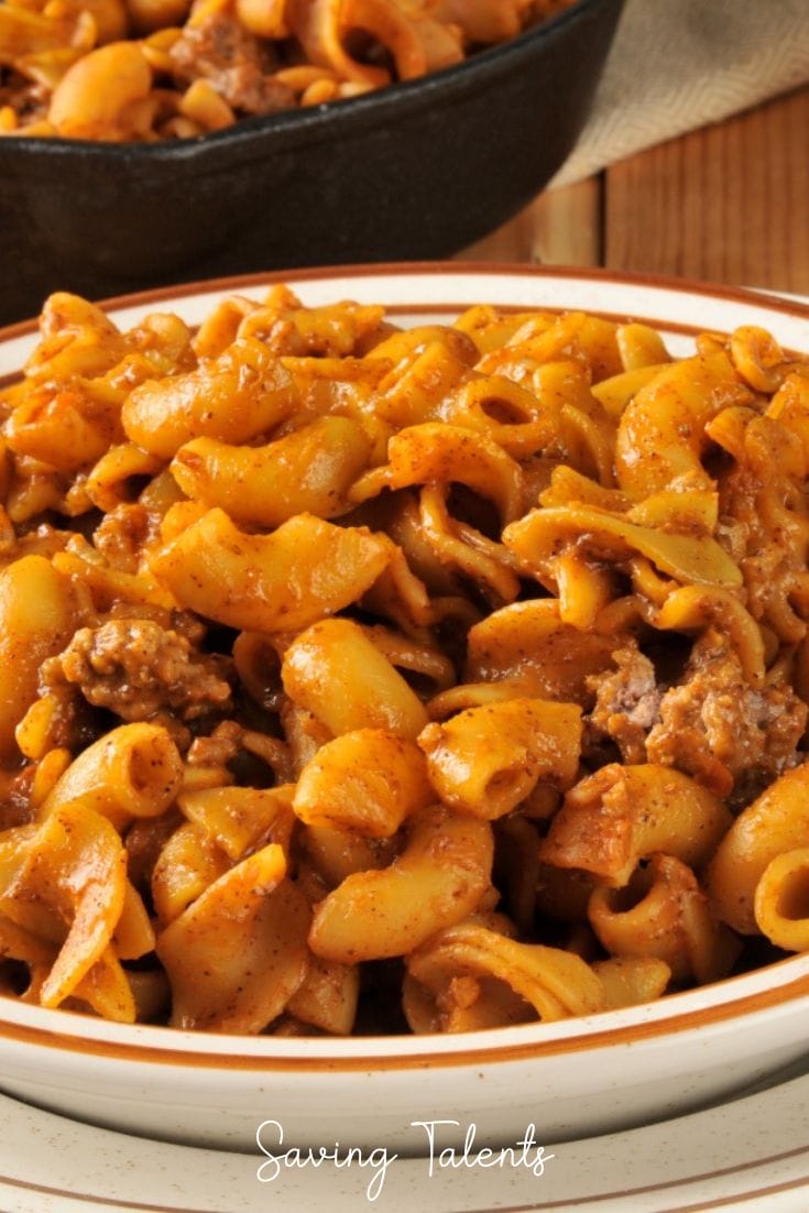 Easy Dinner Idea: Silly Chili Macaroni - Saving Talents